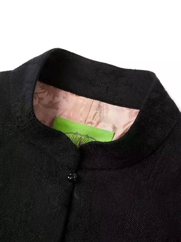 Shanghai Tang Jacquard Short Sleeve Jacket