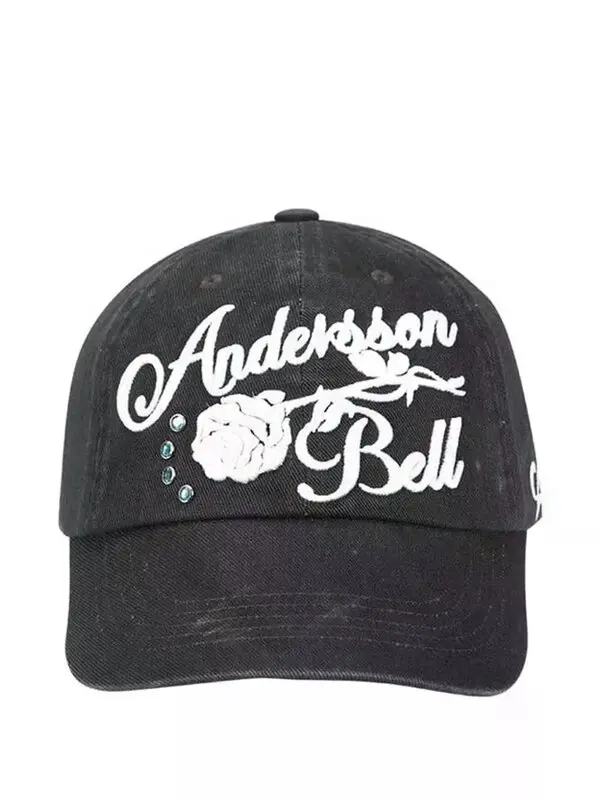 Andersson Bell Logo-detail Baseball Cap - Black