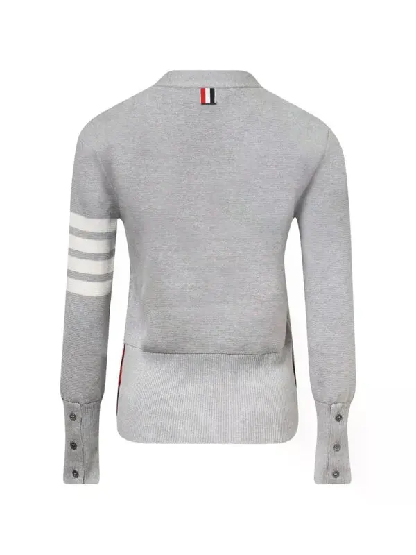 Thom Browne Milano Stitch Cardigan - Grey
