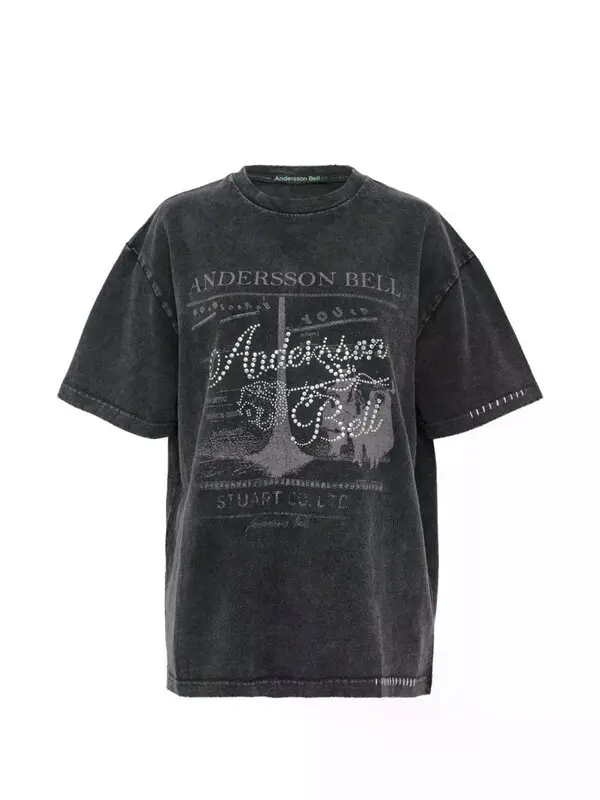 Andersson Bell Rosie Hot-fix Printed T-shirt - Grey