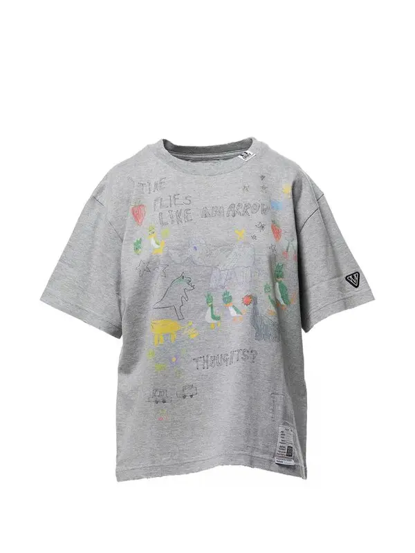Mihara Yasuhiro Doodle-print T-shirt