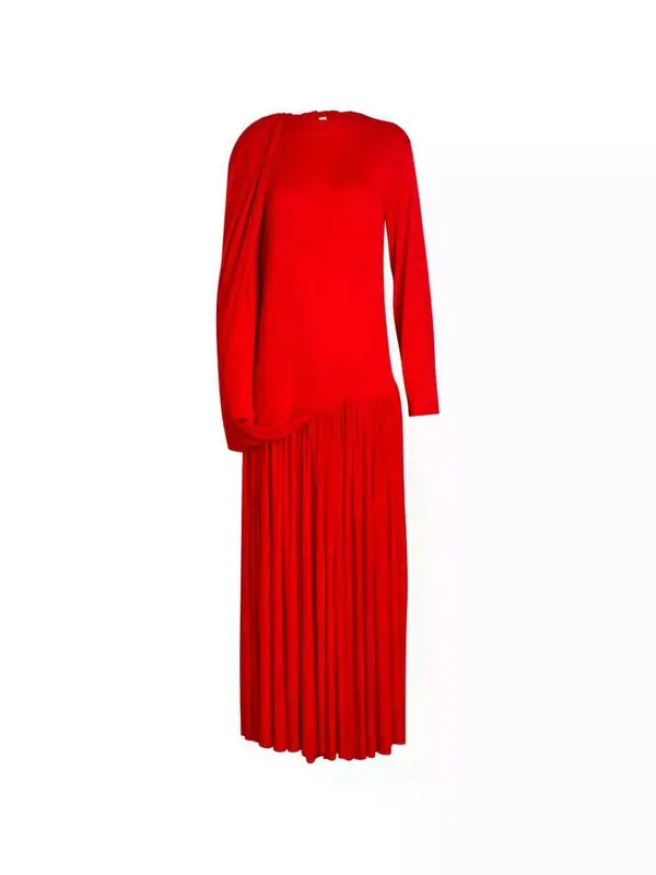 Calvin Klein Sara Pleated Maxi Dress