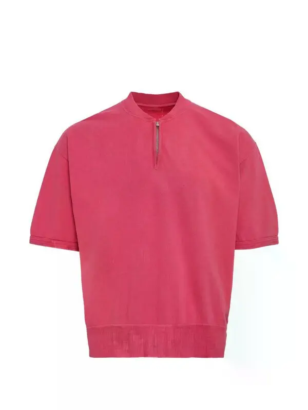 Visvim Half-zip Short-sleeve - Pink