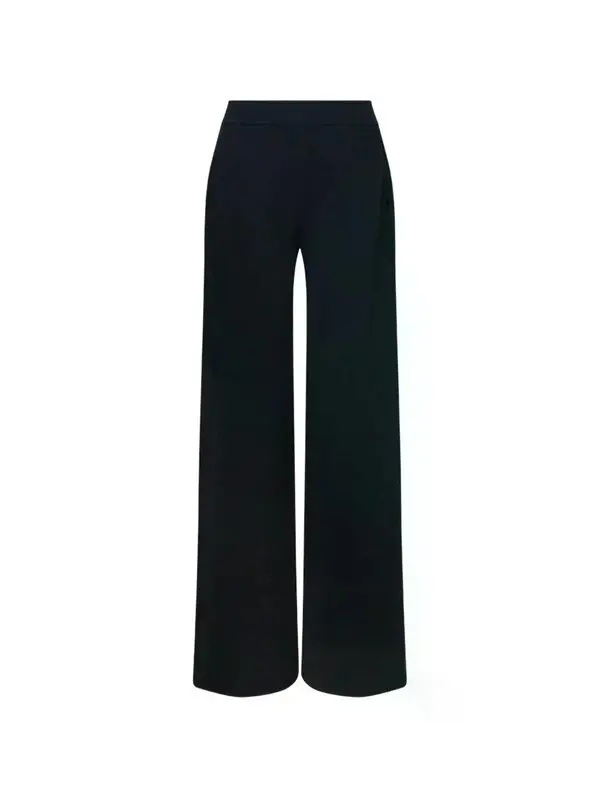 Stella McCartney Compact-knit Trousers - Black