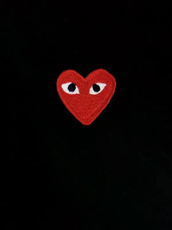 Comme Des Garçons Heart Appliqué T-shirt
