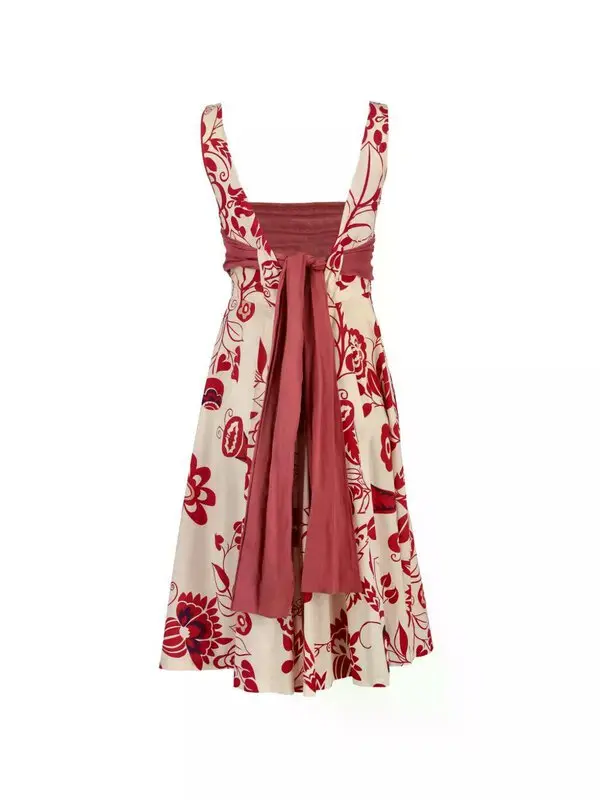Moschino Midi Flowered Dress