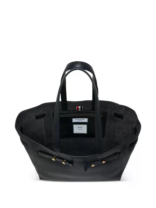 Thom Browne Cabas Tote Bag - Black
