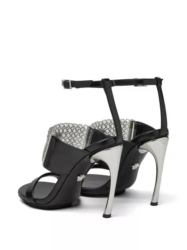 Versace Pincer Heeled Sandals