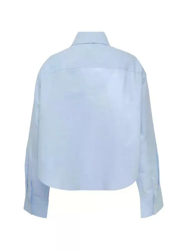 Ami Oversized Cropped Shirt