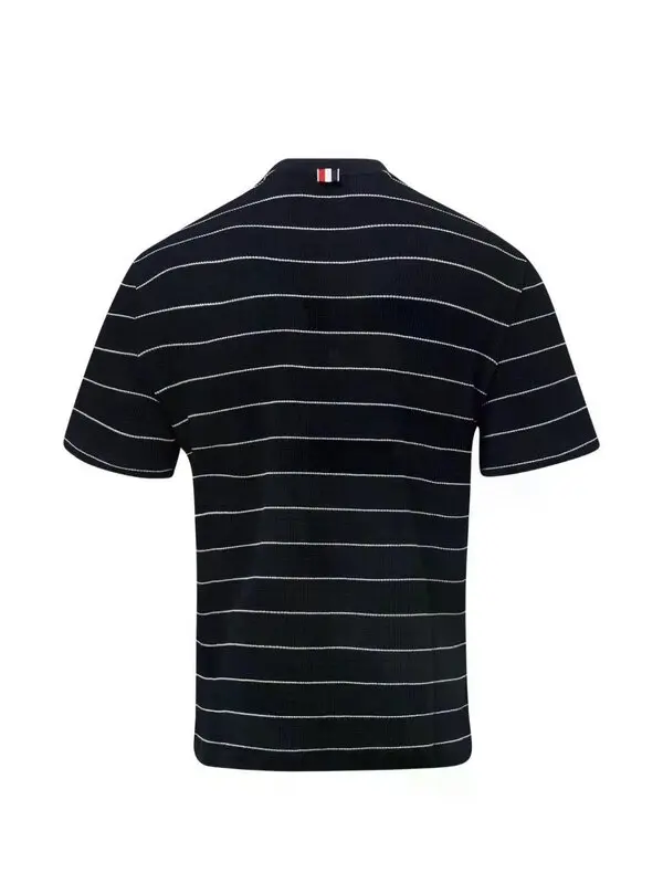 Thom Browne Striped Textured T-shirt