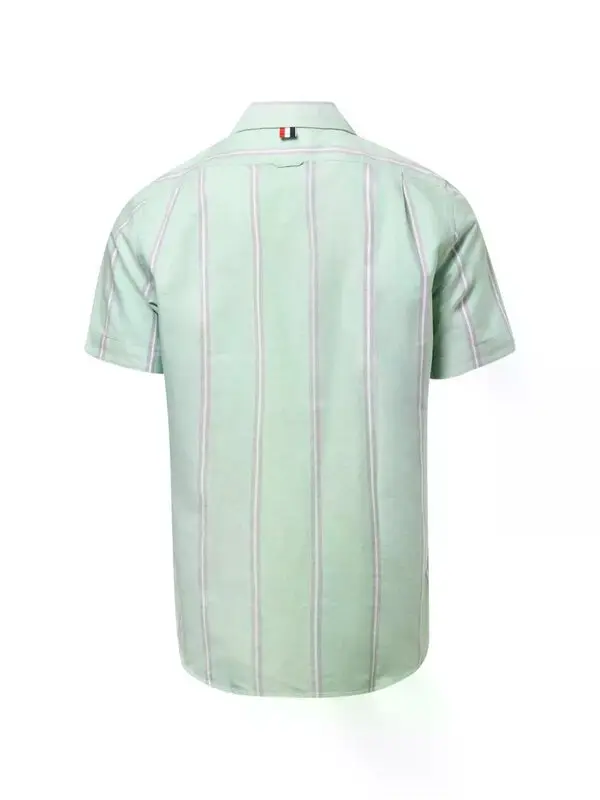 Thom Browne Straight Fit Striped Shirt