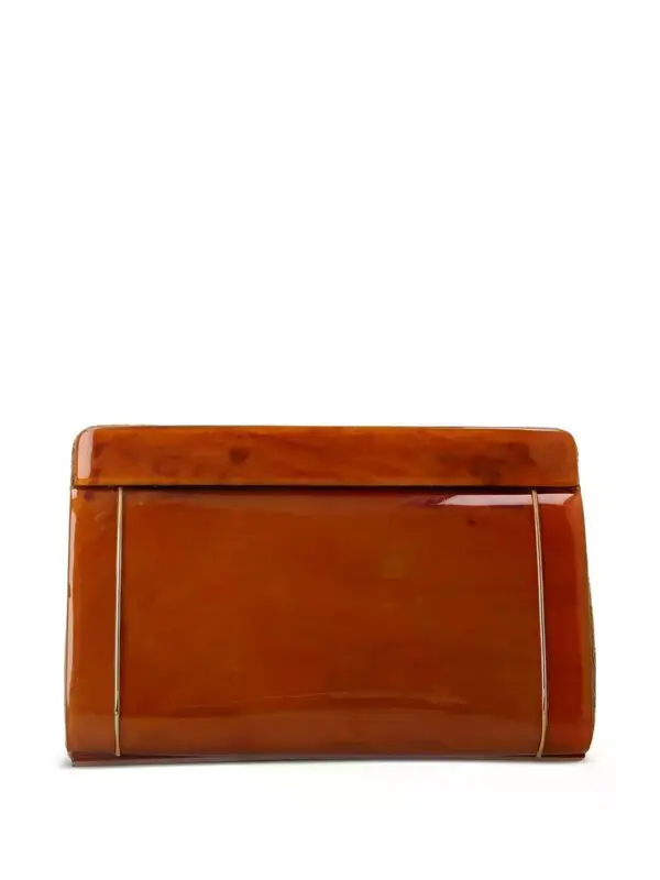 Vintage Bakelite And Metal Clutch Bag