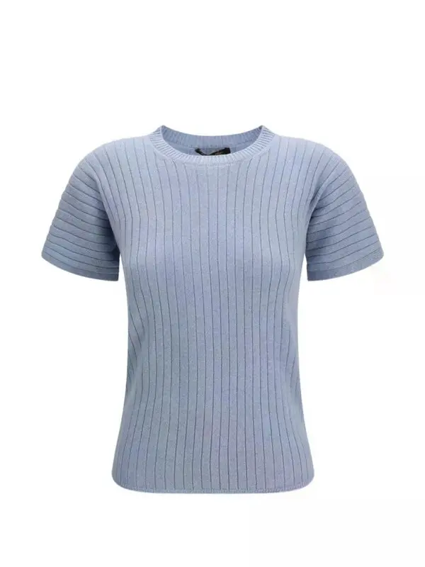 Loro Piana Coste Crew-neck Sweater - Blue