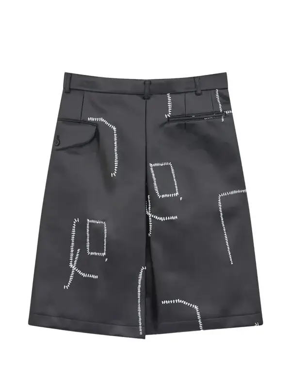 BLACK COMME DES GARÇONS Buckled Shorts