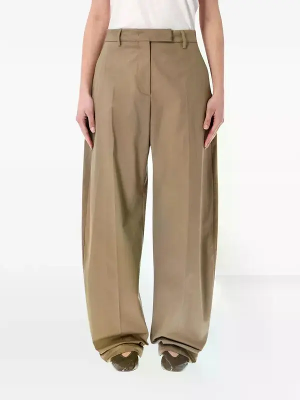 THELATEST Dina Belt-loop Trousers - Neutrals