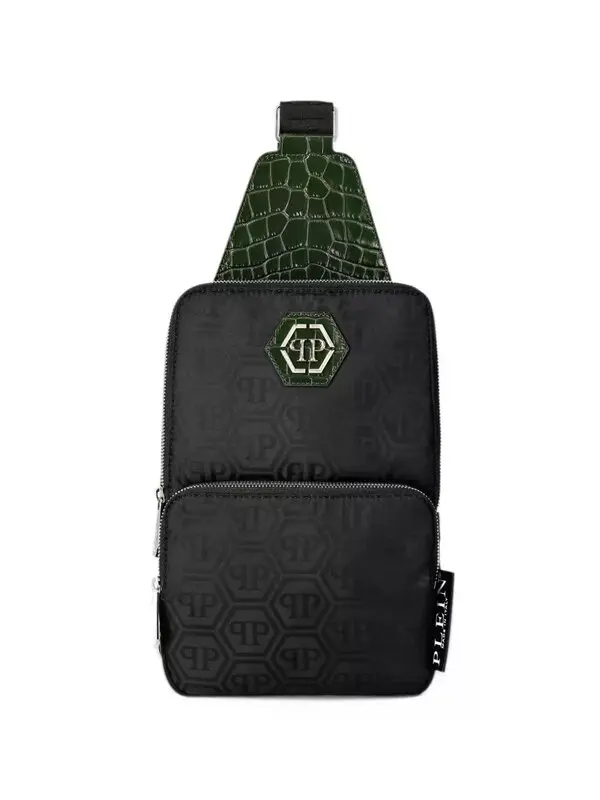 Philipp Plein Monogram Backpack - Emerald Green