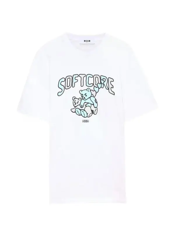 MSGM Graphic-print T-shirt - White