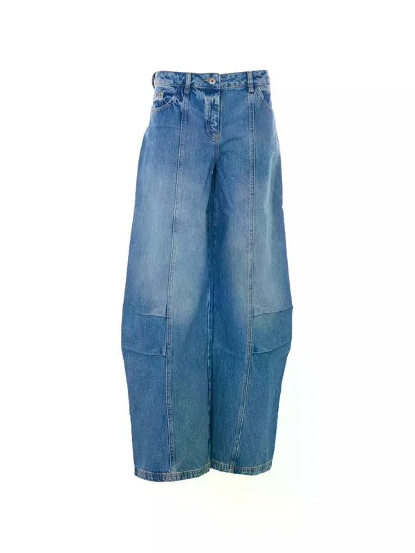 Patrizia Pepe Seam-detail Wide-leg Jeans