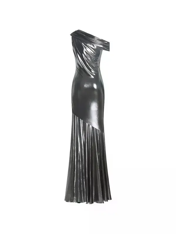 COLLINI MILANO One-shoulder Draped Dress