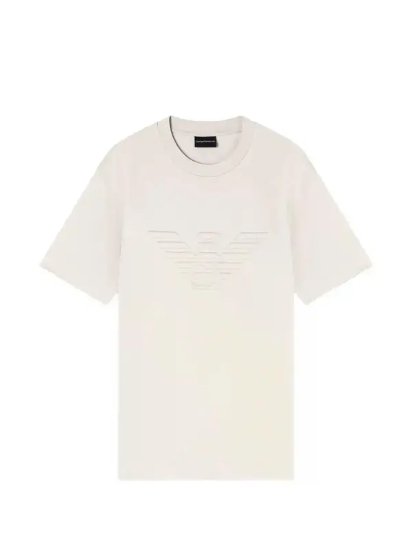 Emporio Armani Embossed-logo Round-neck T-shirt