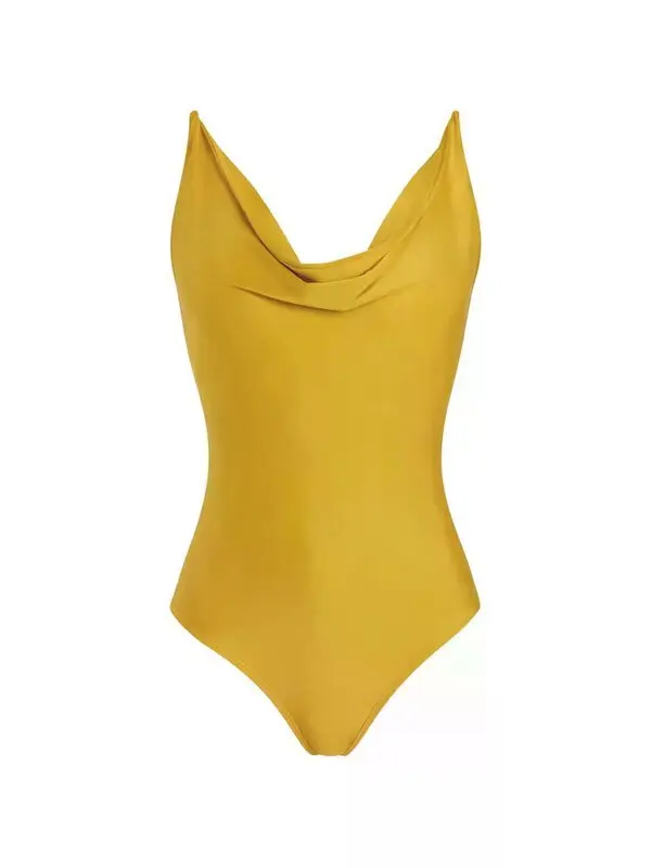 LENNY NIEMEYER Halter-neck One-piece Swimsuit - Yellow