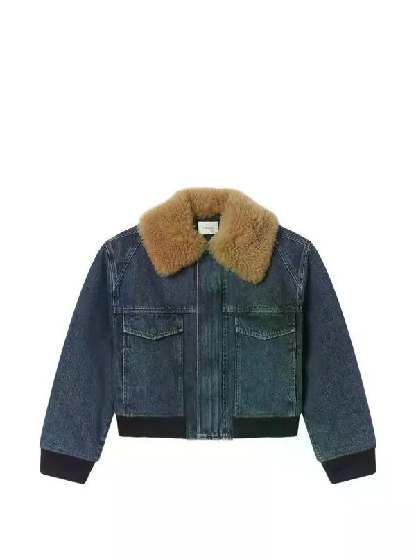 FRAME Shearling-collar Jacket