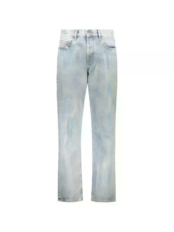 DIESEL® Five-pocket Straight-leg Jeans