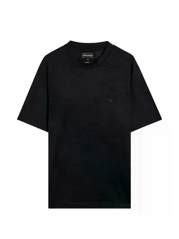 Emporio Armani Logo-detail T-shirt - Blue