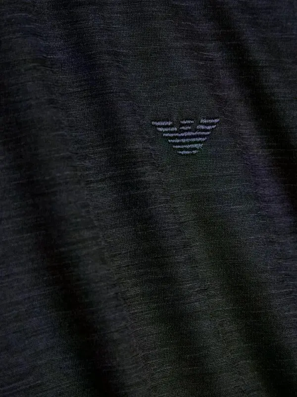 Emporio Armani Logo-detail T-shirt - Blue