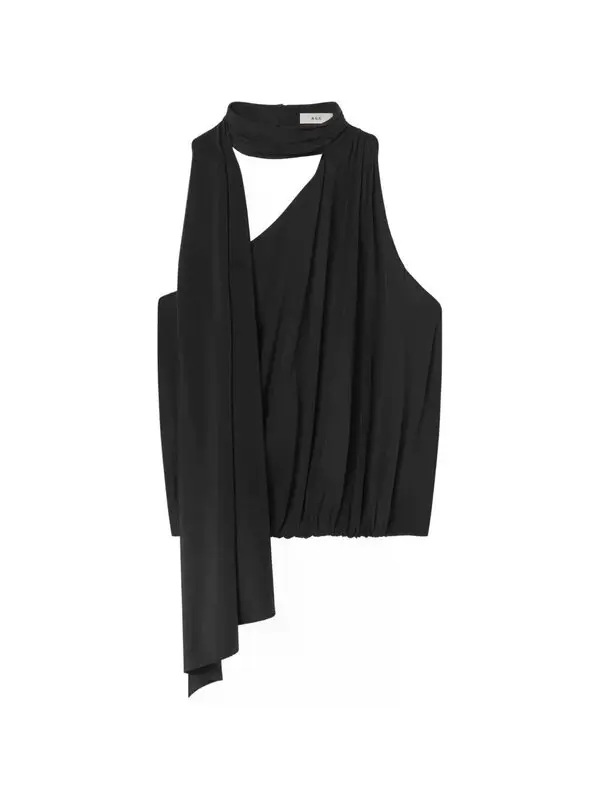 A.L.C. Celeste Silk Top - Black