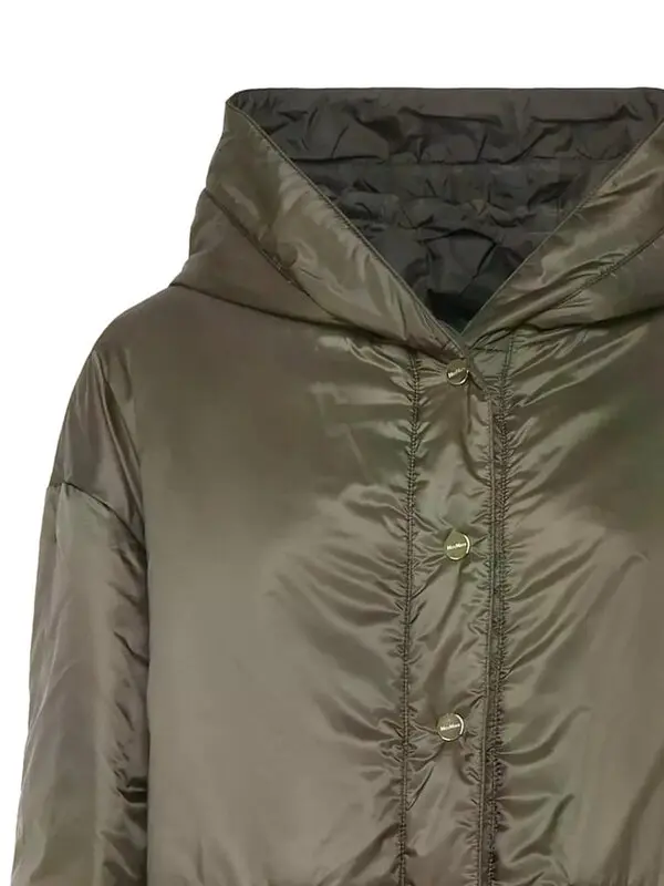 Max Mara Hooded Button-fastening Jacket