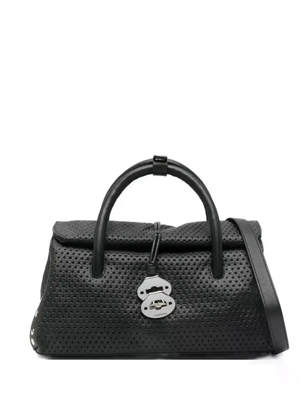 ZANELLATO Dotta Casa Venissa Textured Tote Bag - Black