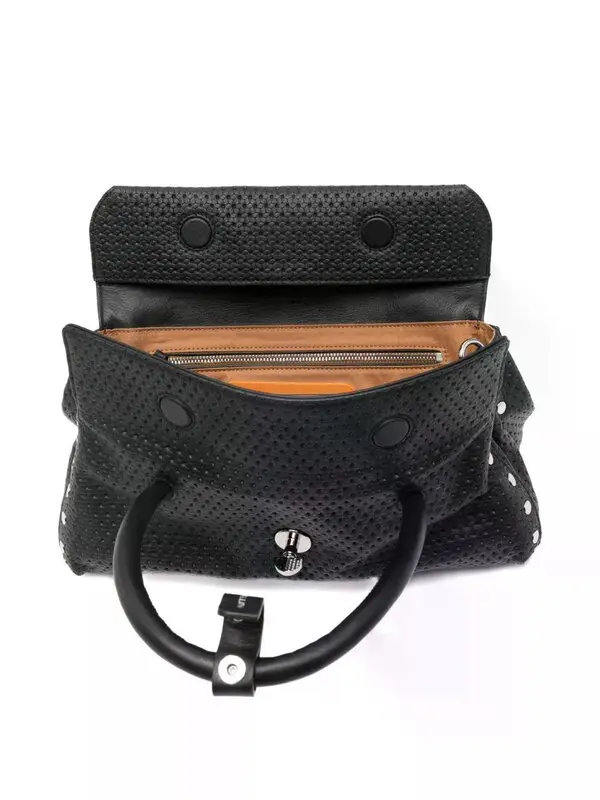 ZANELLATO Dotta Casa Venissa Textured Tote Bag - Black