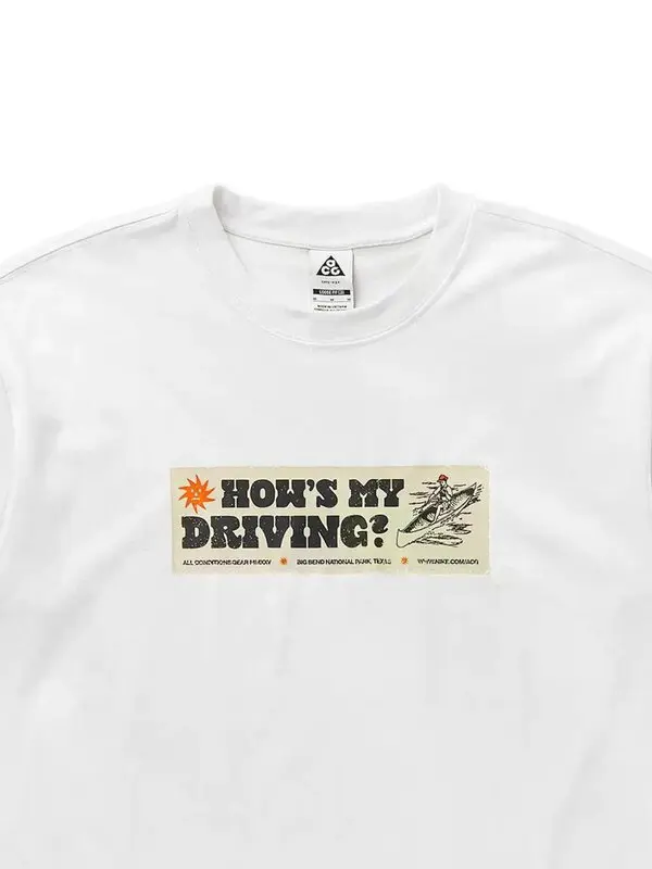 Nike Oc Canoe Sticker Graphic-print T-shirt