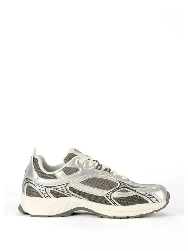 MERCER The Re-run Mesh Panelled Sneakers - Silver