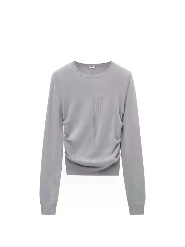 Loewe Draped Sweater - Grey