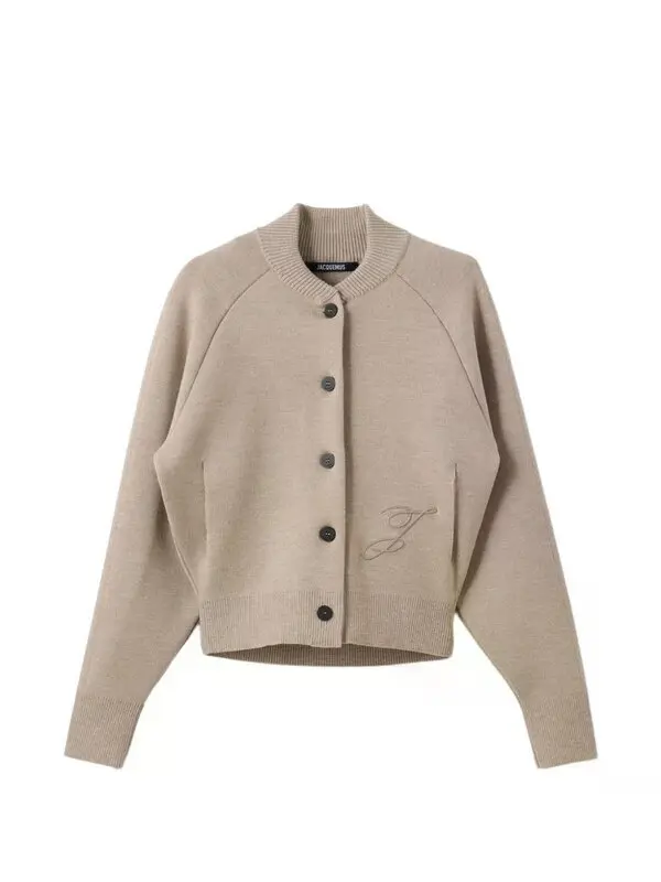 Jacquemus Lavande Embroidered Cardigan - Neutrals