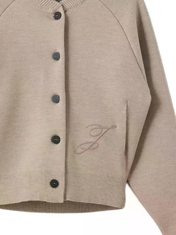 Jacquemus Lavande Embroidered Cardigan - Neutrals