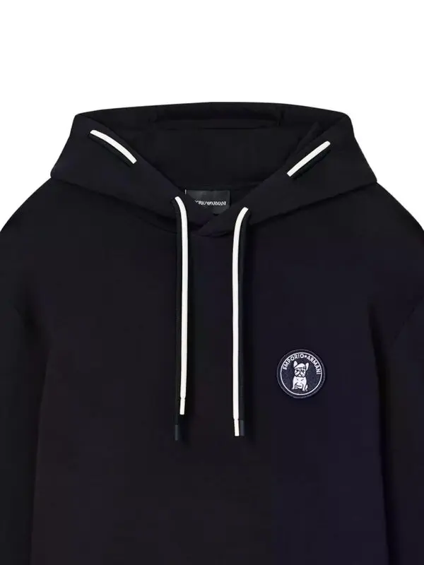 Emporio Armani Logo-patch Hoodie