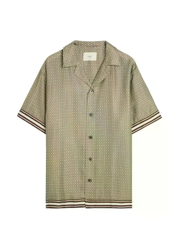 CHE Patterned Striped Shirt - Neutrals