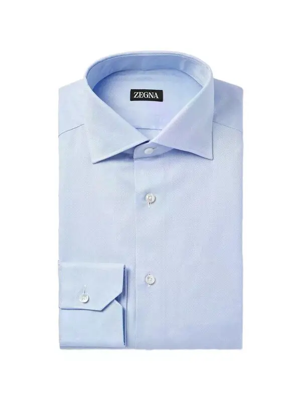 Zegna Cotton Shirt - Blue
