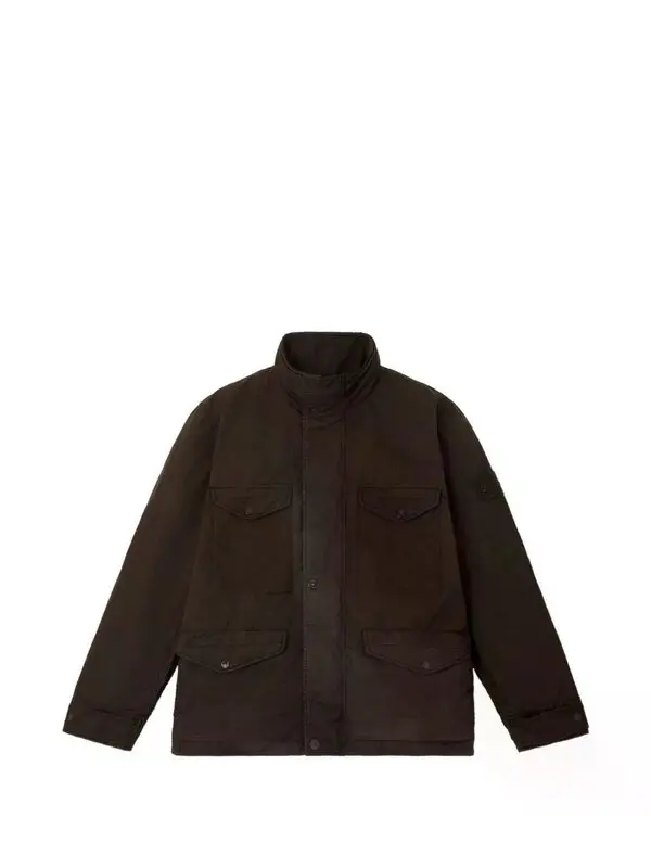 Stone Island Flap-pocket Jacket With Compass Badge