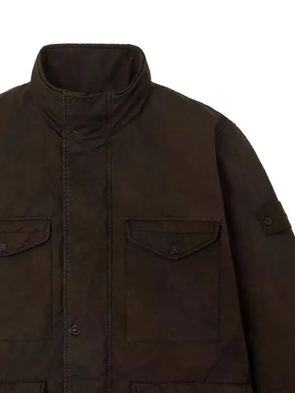 Stone Island Flap-pocket Jacket With Compass Badge