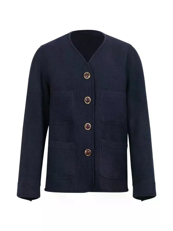 FORTELA Buttoned Patch-pocket Jacket