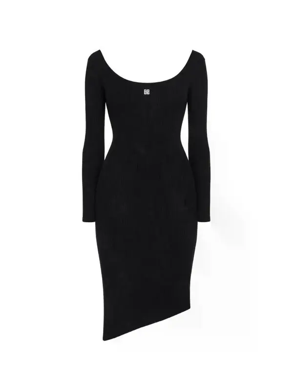 Givenchy 4g Asymmetric Midi Dress