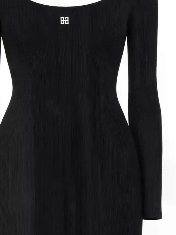 Givenchy 4g Asymmetric Midi Dress