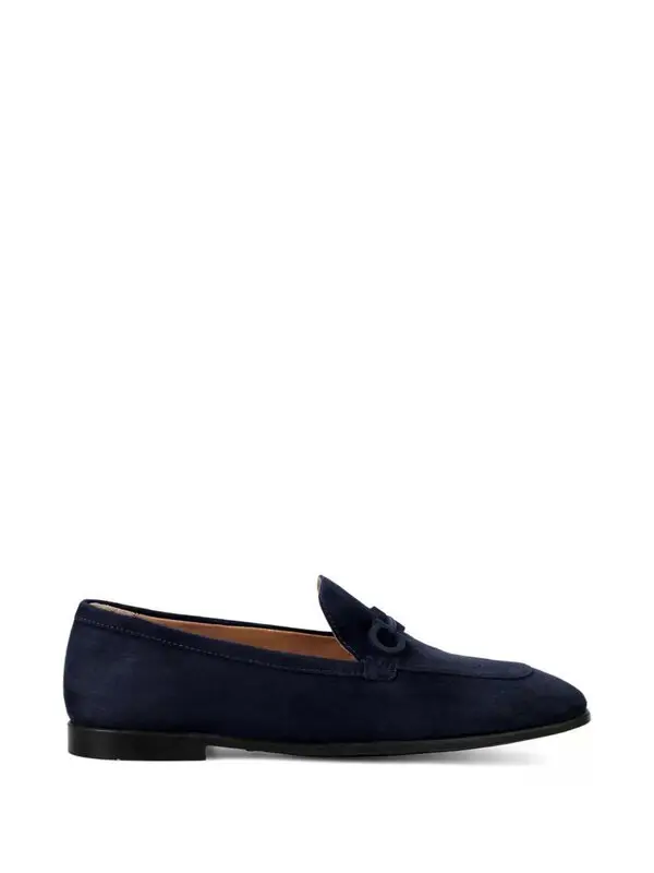 FERRAGAMO Gancini Loafers - Blue