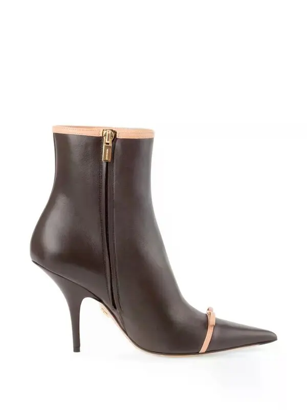 FERRAGAMO Pointed Ankle Boots With Bow Detail