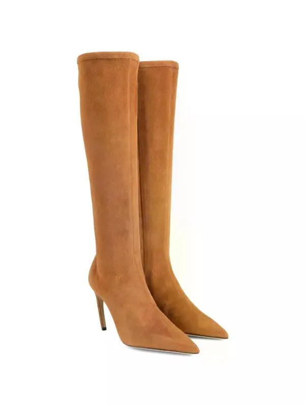 FERRAGAMO Knee High Boots - Neutrals