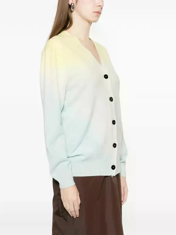 JIL SANDER Buttoned Gradient Cardigan